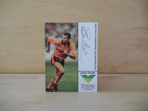 Steve Bull Signed Colour Photo - Dolbyhome