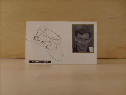 Kevin Sheedy Signed White Card - Dolbyhome