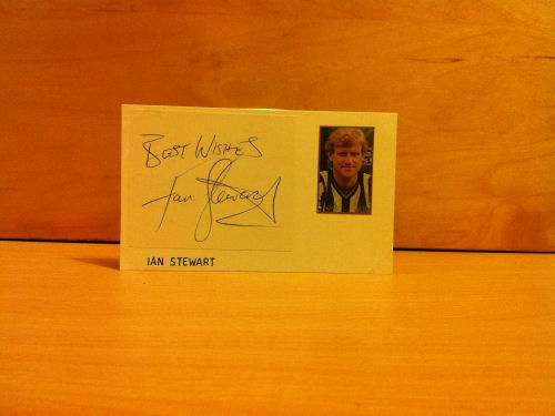 Ian Stewart Signed White Card - Dolbyhome