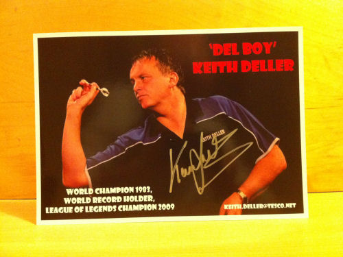 Keith Deller Signed Colour Photo - Dolbyhome