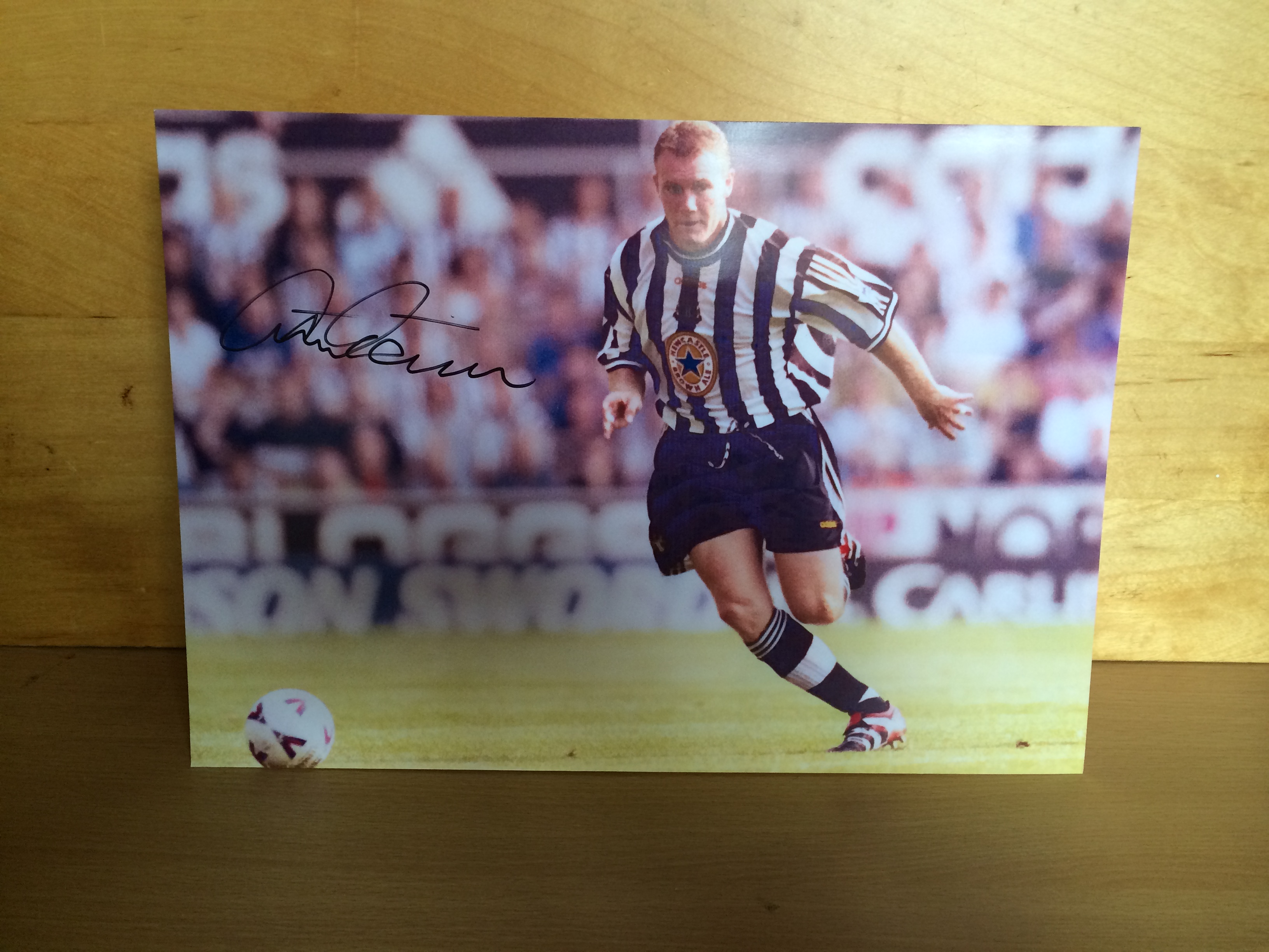 Steve Watson Signed Colour Photo - Dolbyhome