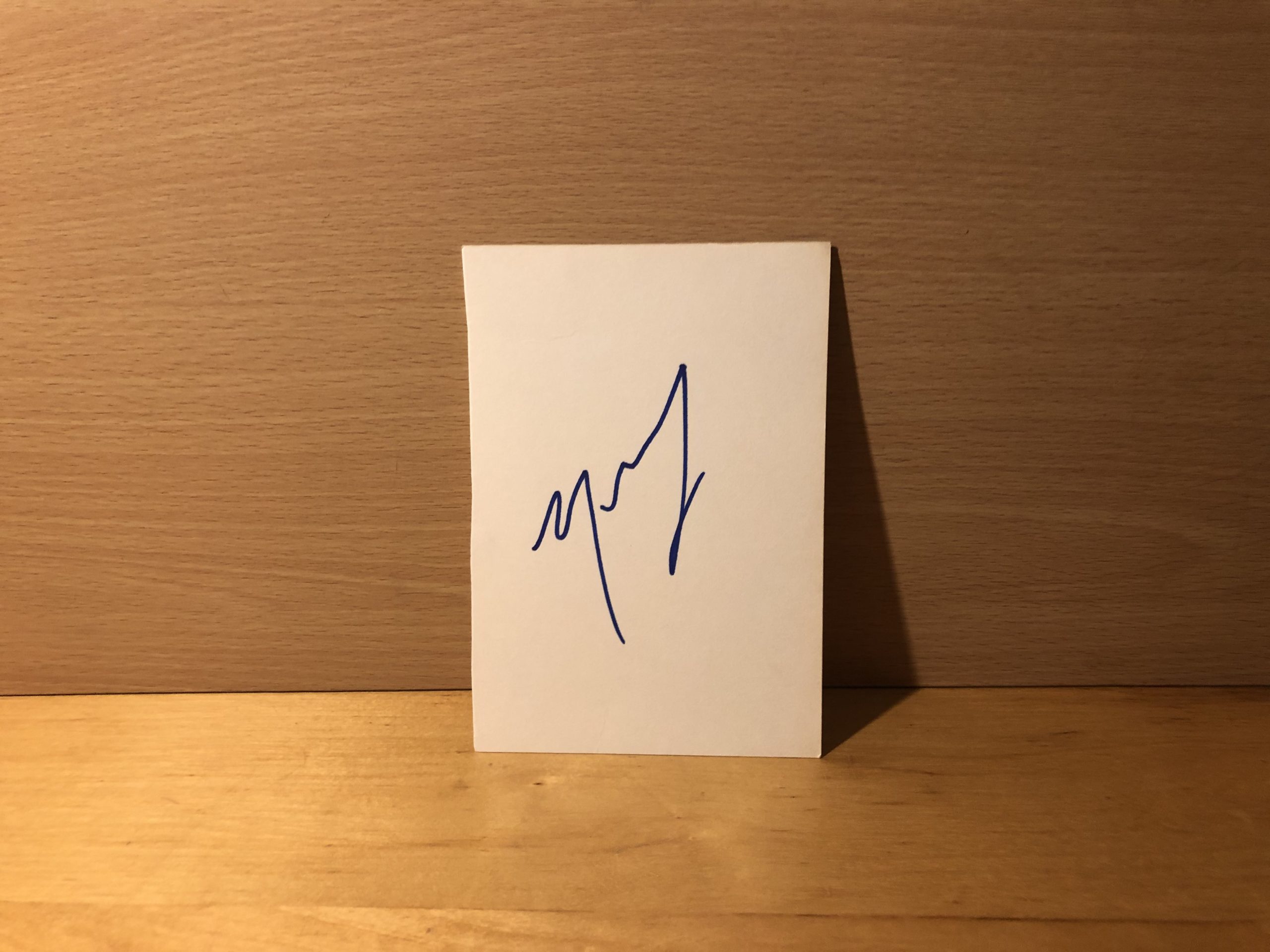 Matthew Lillard Signed White Card - Dolbyhome